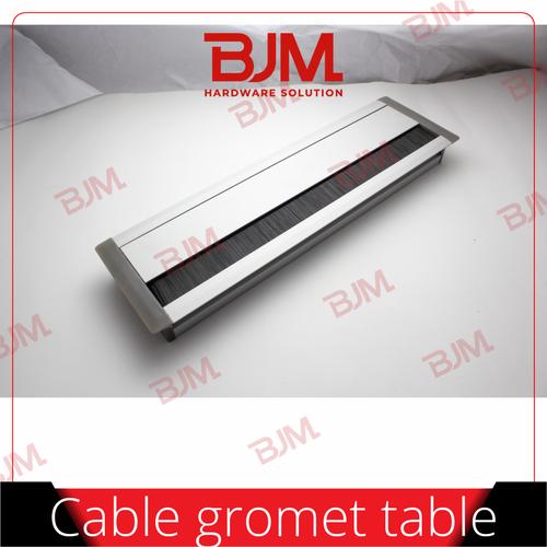 Jual Gromet kabel meja kantor kotak / tutup lubang kabel meja anodized ...