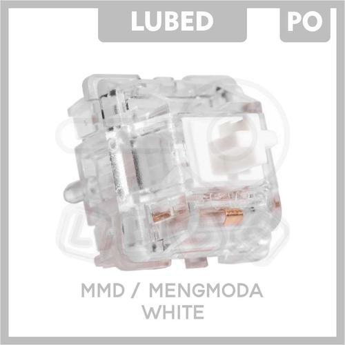 Jual LUBED (63.5g) MMD/ MENGMODA White Switch Tactile with Krytox ...