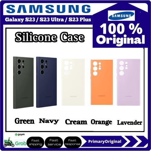 Jual Case Original Samsung S23 Ultra Plus Silicone Case - Lavender, S23 ...