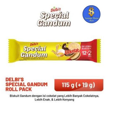 Jual Biskuit Sandwich Gandum Delbis-Delbis Special Gandum Biskuit - 115 ...