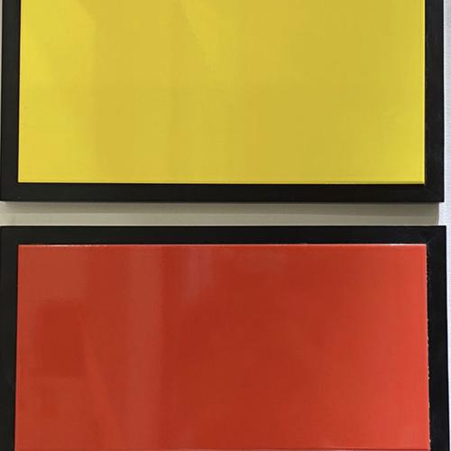 Jual Keramik dinding 25x50 kuning/merah polos super glossy kw1 by ...