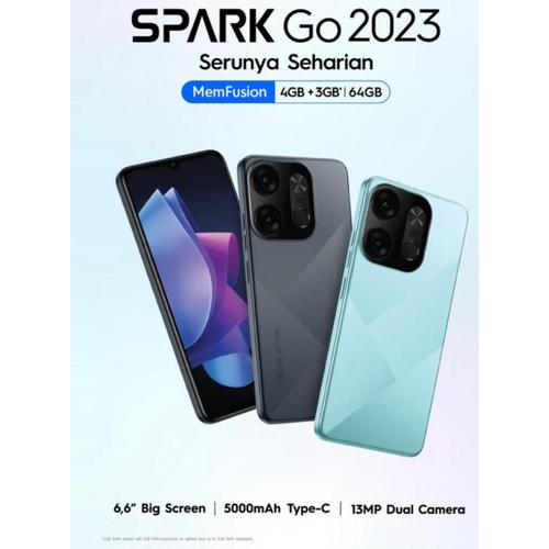 Jual HANDPHONE TECNO SPARK GO 2023 RAM 4GB +3GB /64GB - Jakarta Utara ...