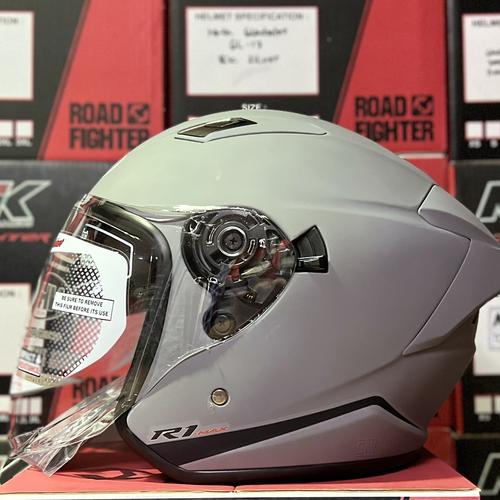 Jual NHK R1 Max Dim Grey Doff - DV - XL - Jakarta Utara - Helmet Heaven ...