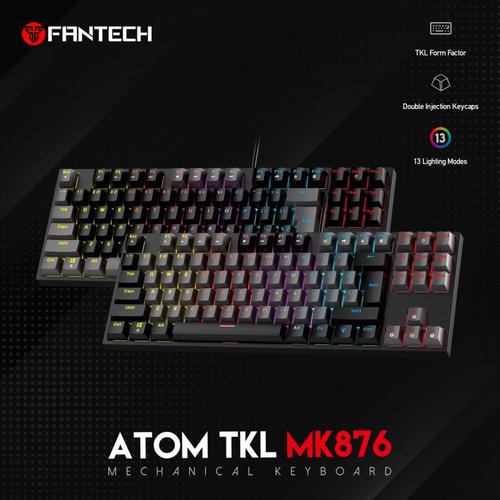 Jual Fantech MK876 ATOM Mechanical TKL RGB Gaming Keyboard 87 keys ...