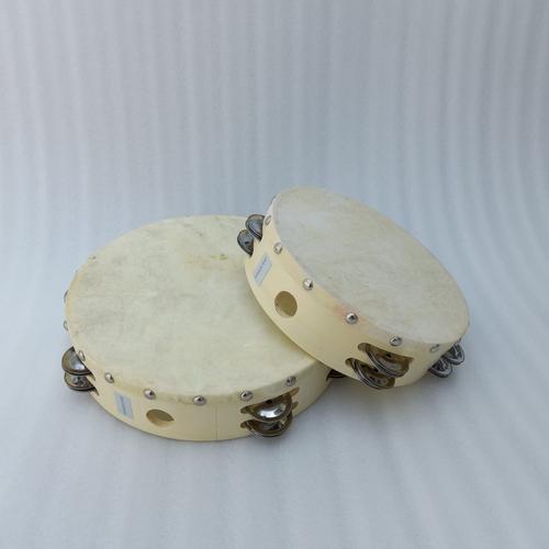 Jual Tamborin 10 Inch Kulit Double Kecrekan Tambourine Tamborine ...