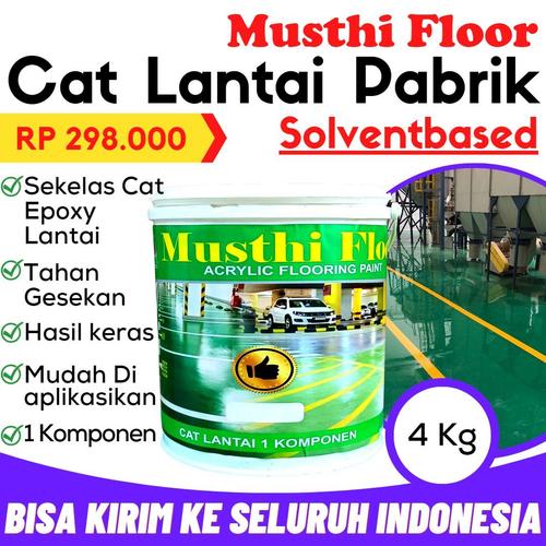 Jual Cat Lantai Pabrik Cat Lantai Gudang Solventbase Sekelas Epoxy 5Kg ...