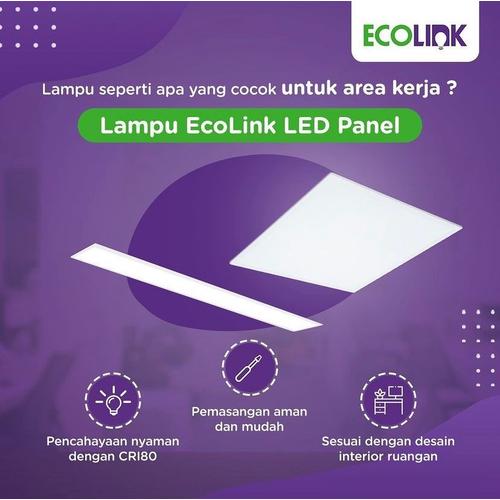 Jual Lampu ECOLINK LED PANEL 36W 30x120 / ECOLINK PL007 36W 30X120 ...