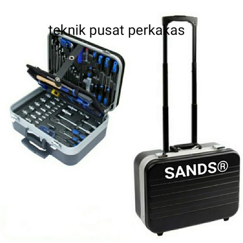 Jual Toolkit Set / Tool kit Set 132 Pcs SANDS Trolley Toolbox Isi ...