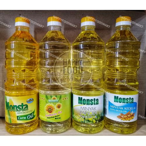 Jual MONSTA MINYAK SEHAT 1 L/CORN OIL/SUN FLOWER/CANOLA/SOYA BEAN ...