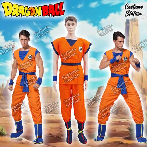 Jual Kostum Goku Dragon Ball / Costume Son Goku Saiyan Dewasa - S ...