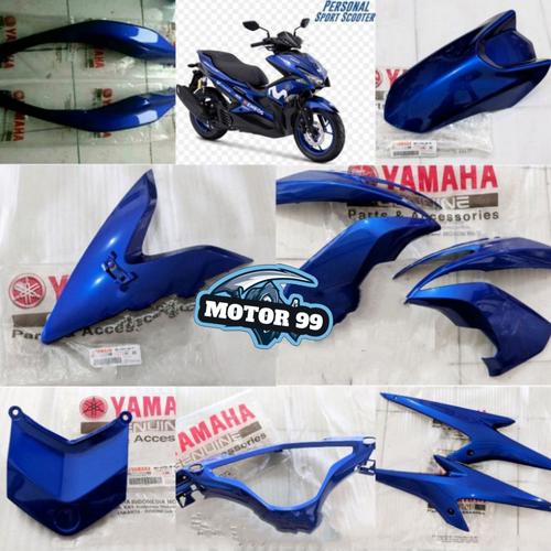 Jual PAKET BODY HALUS FULL SET YAMAHA AEROX 155 BIRU ORI YGP - Kota ...
