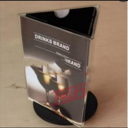 Jual Display rotate akrilik 3 sisi 10cmx15cm - Jakarta Utara ...