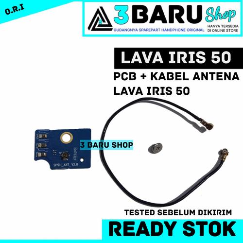 Jual PCB DAN KABEL ANTENA LAVA IRIS 50 PCB GETAR handphone 1 set - Kab ...