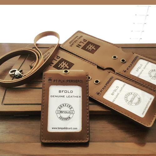 Jual Id Card Kulit Asli Model Magnet Costome Logo - Kota Medan - Kulit ...