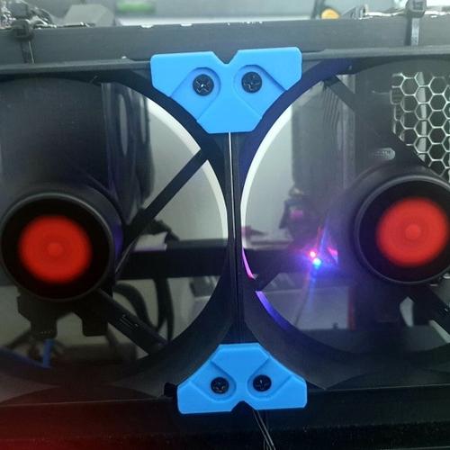 Jual sambungan kipas pc / fan joiner / fan connector / custom fan rig ...