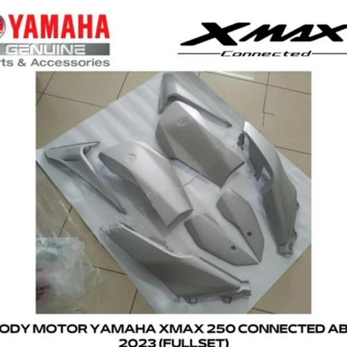 Jual COVER BODY HALUS XMAX 250 NEW CONNECTED 2023 ABU ABU GRAY ORIGINAL ...