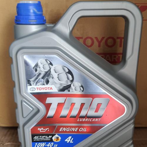 Jual Oli Mesin TMO 10W-40 Api SN TOYOTA OIL 4 Liter [ ORIGINAL ENGINE ...