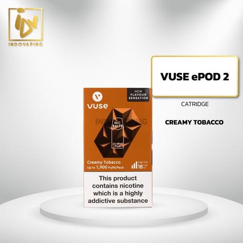 Jual CATRIDGE VUSE EPOD CREAMY TOBACCO 3% 34MG 1.9ML - Jakarta Selatan ...