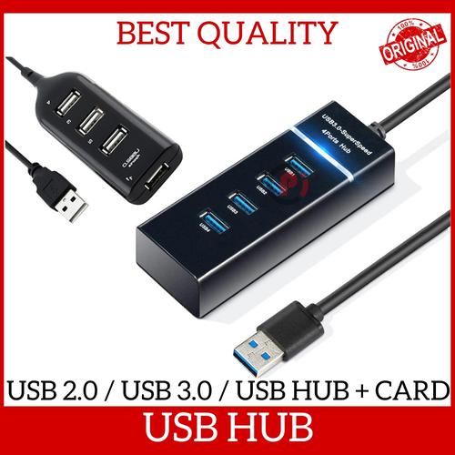 Jual USB HUB Cabang 4 / 6 Port USB 2.0 3.0 / With Card Reader High ...