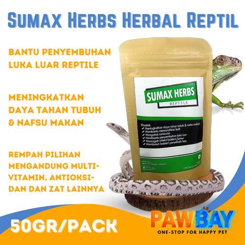 Jual SUMAX HERBS MOGOK MAKAN OBAT LUKA LUAR JAMUR REPTIL REPTILE KADAL ...