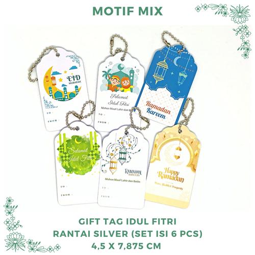 Promo Set Gift Tag / Hang Tag Hampers Parcel Lebaran Idul Fitri 4,5 x 7 ...