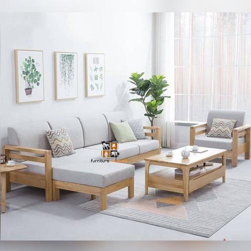 Jual kursi sofa set tamu kayu jati sofa satu set minimalis - Kab ...