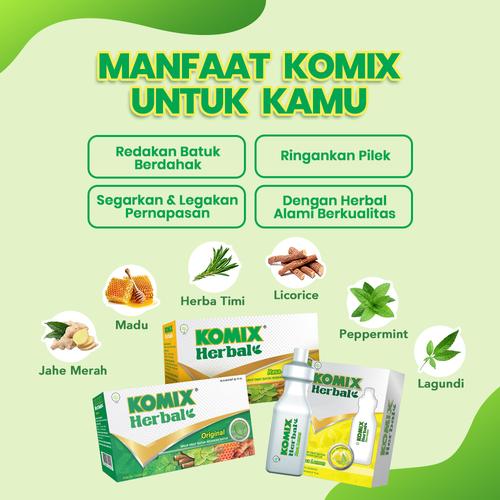 Jual Komix Herbal Obat Batuk Obat Flu Obat Batuk Berdahak box sachet ...