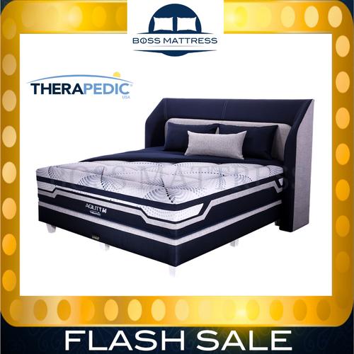 Jual THERAPEDIC SpringBed New AGILITY M ( Full SET ) 160 180 200 120 ...