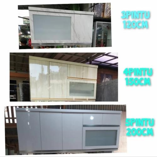 Jual kitchen set atas multiplex HPL minimalis - 3 pintu 120 cm - Kab ...