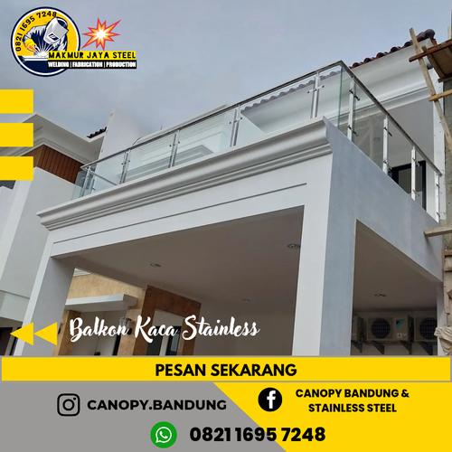 Jual railing balkon kaca stainless tangga Pemasangan Cepat & rapi - Kab ...