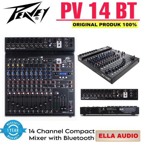 Jual Peavey PV 14BT Mixer audio With Bluetooth 14-Channel Original ...