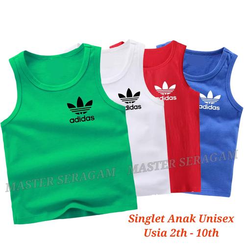 Jual SINGLET ANAK UNISEX / KAOS DALAM ANAK LAKI-LAKI DAN PEREMPUAN S M ...