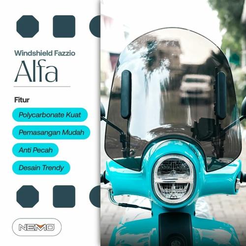 Promo WINDSHIELD VISOR NEMO TIPE ALFA YAMAHA FAZZIO - Bening - Jakarta ...