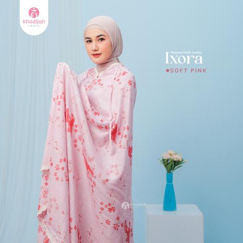 Jual Khadijah Label Mukena Ixora Jumbo Motif 2 in 1 Mukena Cantik ...