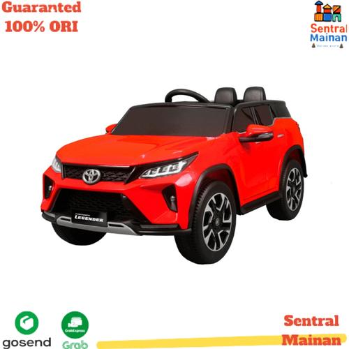 Jual Mainan Mobil Anak Listrik Bentuk Toyota Fortuner Warna Merah Mobil ...