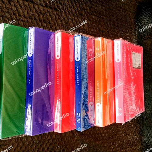 Jual clear holder A5 / dokumen keeper 20 lembar. 19x24 cm - Hijau - Kab ...