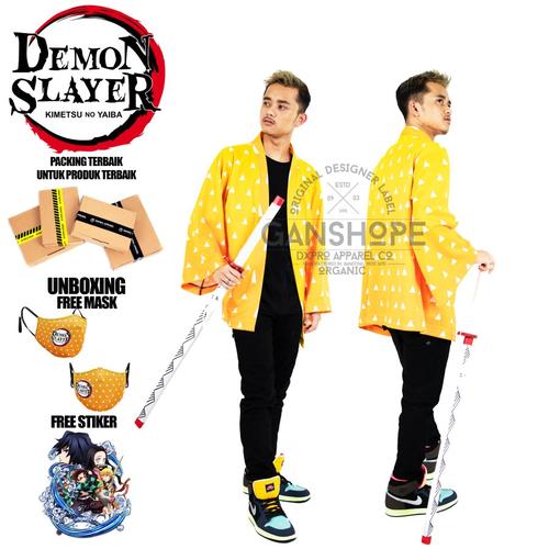 Jual Haori Kimetsu no yaiba KIMONO TANJIRO KAMADO ZENITSU AGATSUMA ...