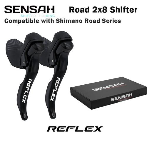 Jual BRIFTER SHIFTER SENSAH REFLEX 2X8 SPEED BRIFTER SEPEDA ROADBIKE ...
