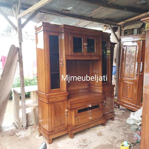 Jual bupet susun jati asli/ bupet tivi/ partisi minimalis - Jakarta ...