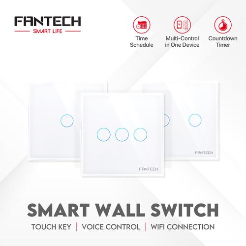 Jual FANTECH Saklar Touch Smart Wall Switch Saklar Lampu Wi-Fi ...