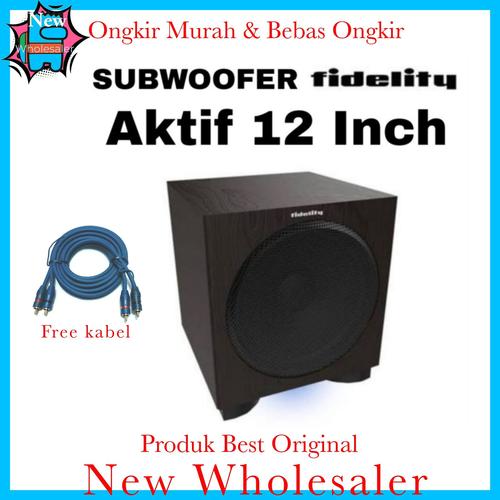 Jual Subwoofer sub speaker fidelity FDT98sw 12 inch powered FDT 98 sw Bass - Jakarta Barat - New ...