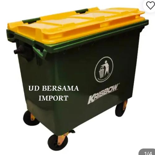 Jual Tempat Sampah Outdoor 660L/Tempat Sampah Plastik Dengan Roda ...