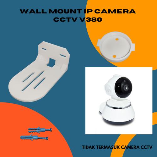 Jual Ip Camera CCTV V380 Wall Mount Bracket Holder - Bracket bulat ...