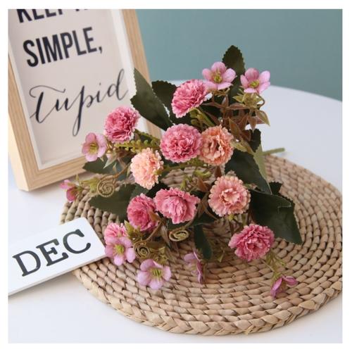 Jual Buket Bunga Rangkai Carnation Artificial Plastik - Putih - Kota ...