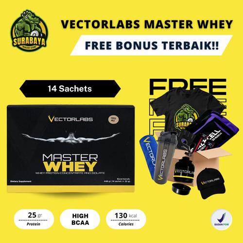 Jual VL VECTORLABS MASTER WHEY PROTEIN ISOLATE BLEND 14 SACHET BPOM WPI ...