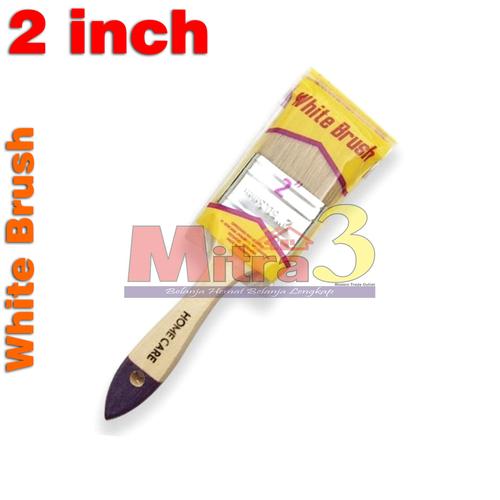 Jual Kuas Cat HOME CARE White Brush 2" / Kwas Bulu Putih 2 inch - Kota ...