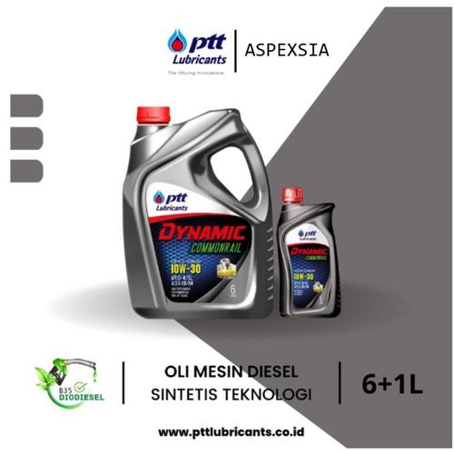 Jual PTT Dynamic Commonrail SAE 10W-30 10w30 API CI-4/SL [6+1L] - Jakarta Utara - aspexsia ...