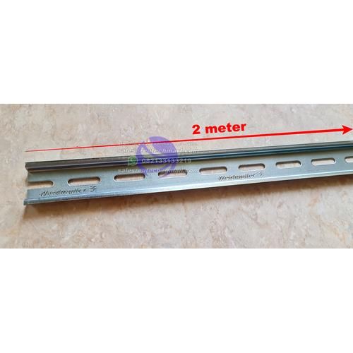 Jual Weidmuller TS 35X7.5/LL 2M/ST/ZN 0514500000 DIN Rail TS35x7.5/LL ...