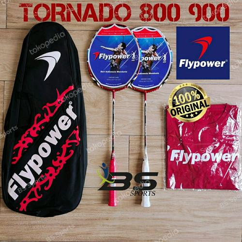 Jual RAKET BADMINTON FLYPOWER TORNADO 800 TORNADO 900 ORIGINAL 100%!B ...