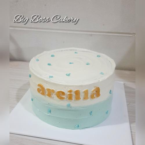 Jual CUSTOM BIRTHDAY SIMPLE CAKE KUE ULANG TAHUN BUTTERCREAM ...